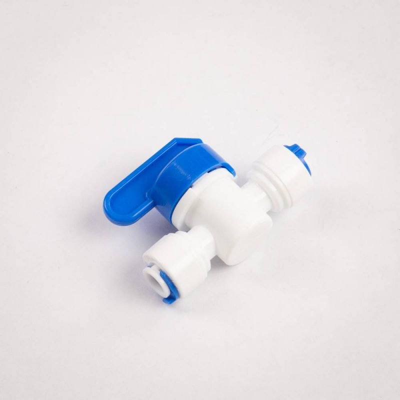 Inline Tap 1/4″ Pushfit – 1/4″ Pushfit – Aquaria Supplies