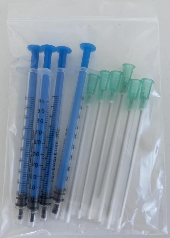 Mastertronic 4 Syringes + 6 Needles Kit – Aquaria Supplies